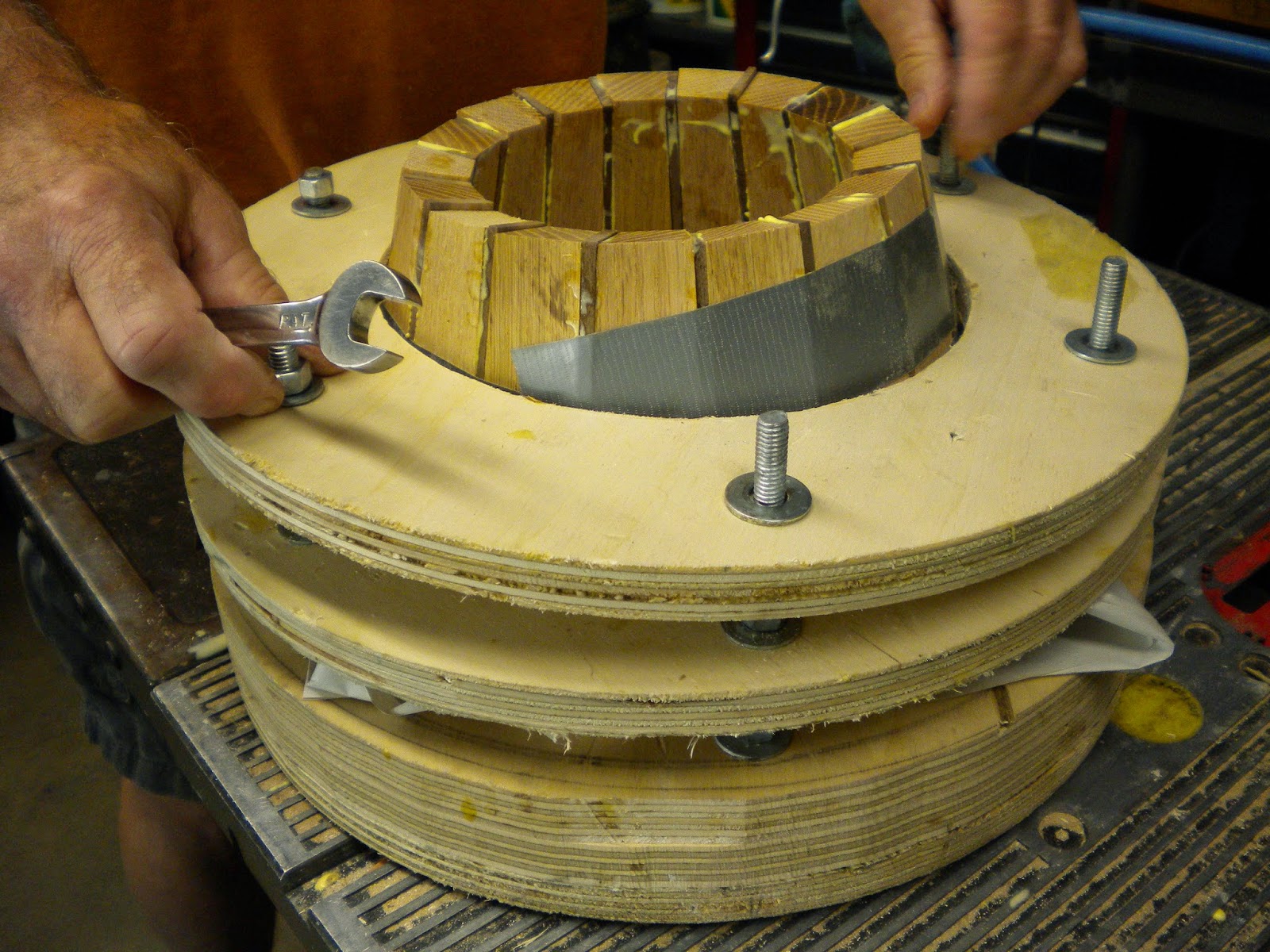 Tis a day in the life ...: Turned Wooden Stave Bowls