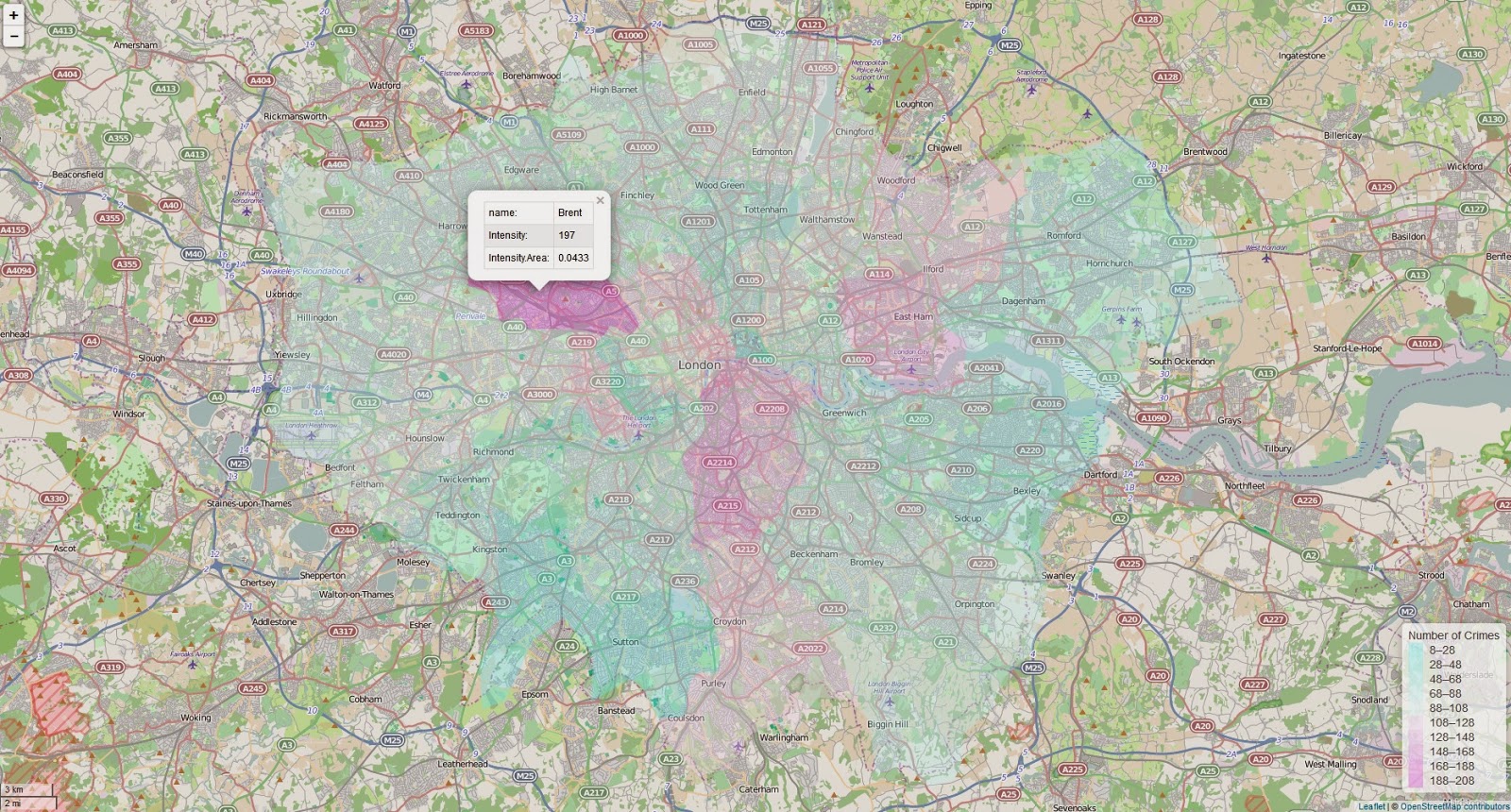 R tutorial for Spatial Statistics: Interactive maps of Crime data in ...