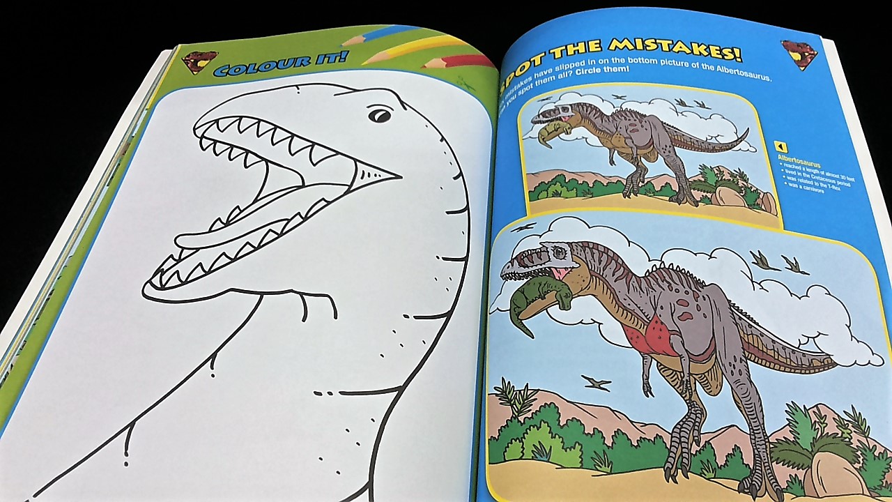 Kid Books Blog: 110.Dinosaur Activity Book