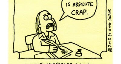 Mystery Fanfare: Cartoon of the Day: Inner Critic