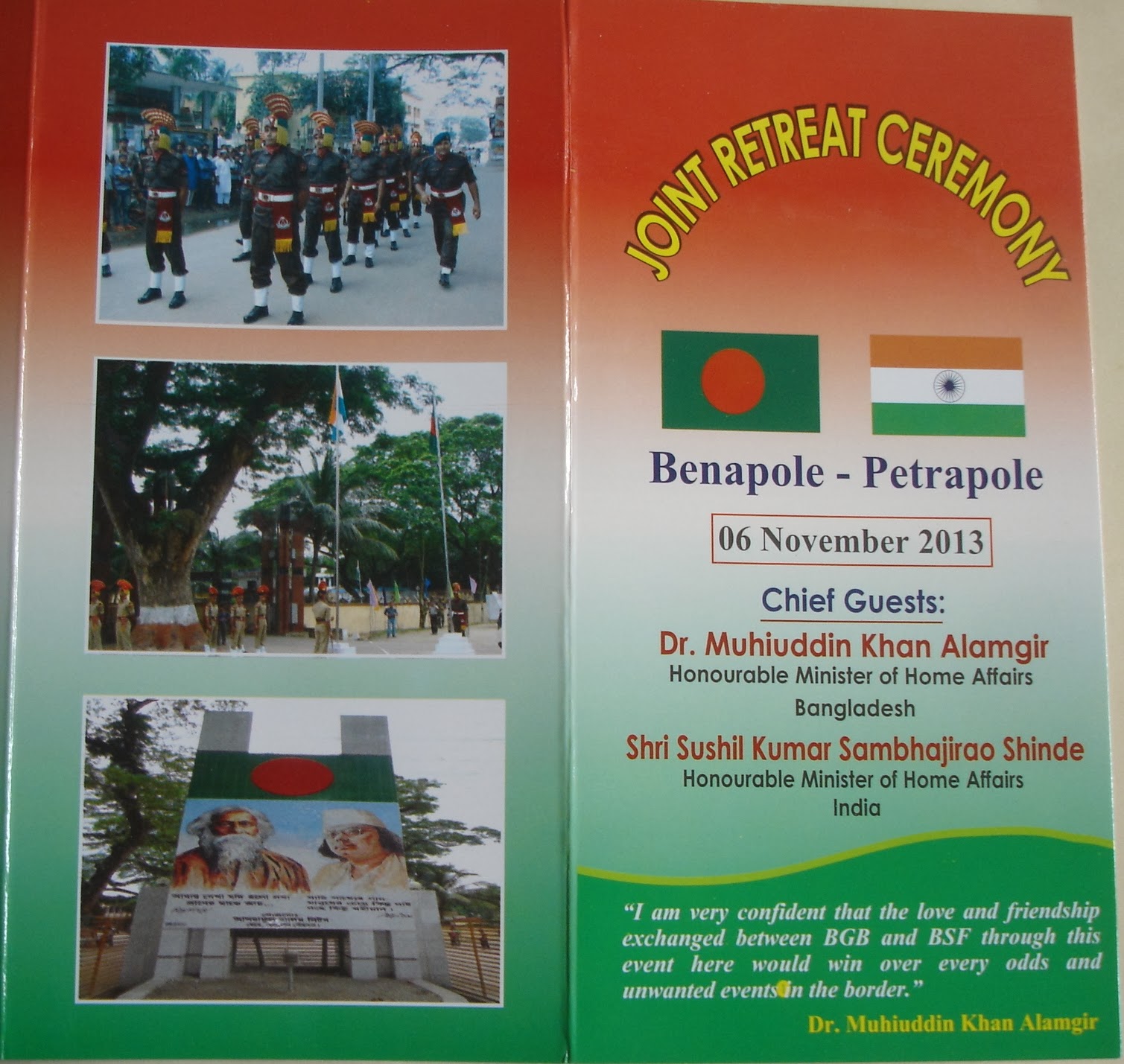 FLAGS and STAMPS: Inauguration of “JOINT RETREAT CEREMONY” by INDIA ...