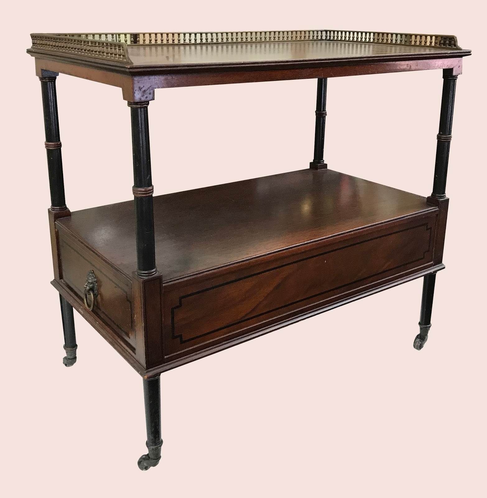 Uhuru Furniture & Collectibles: Bi-level Table - $65 SOLD