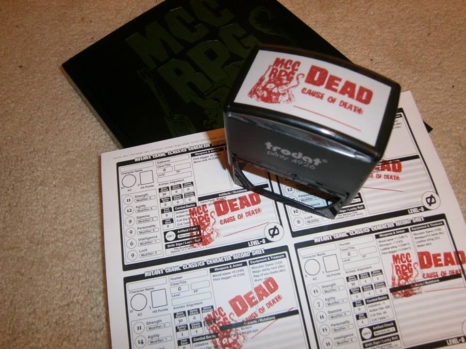 The Savage AfterWorld: DIY DEAD Stamps for MCC/DCC RPGs