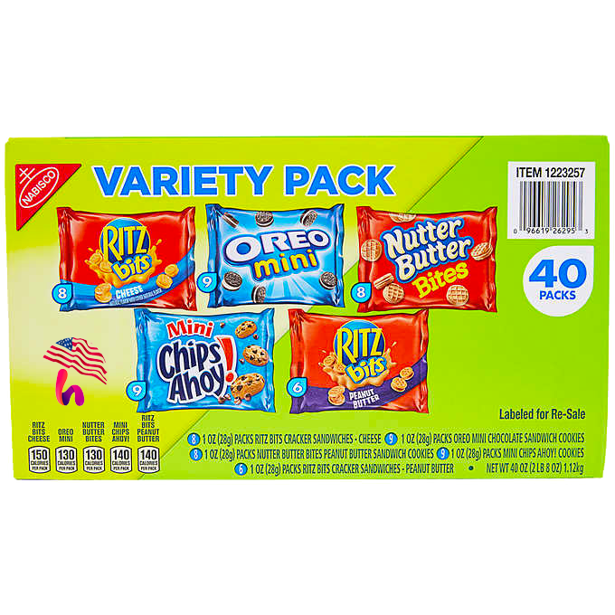 Bánh Nabisco Variety Pack 40 Gói - Hàng Mỹ Xách Tay - Chuyên cung cấp ...