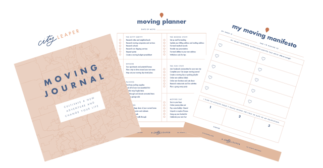 City Leaper | Moving Tips and Relocation Resource: Free Moving Planning Journal + Worksheets!