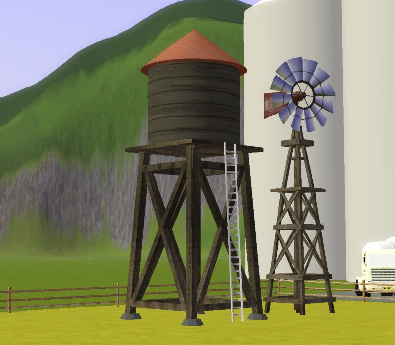 Simming in Magnificent Style: The farm 6. old water tower