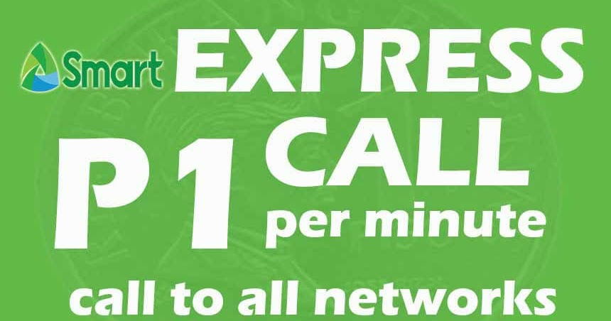 Smart Express Call 50 – 1 Peso per Minute Call to All Networks Promo
