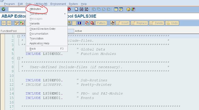 SAP TECH: Menu Exits