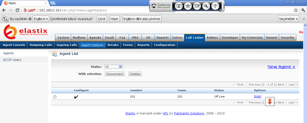 Doğan BULUT 's Projects & Works: Elastix Callcenter Modülü