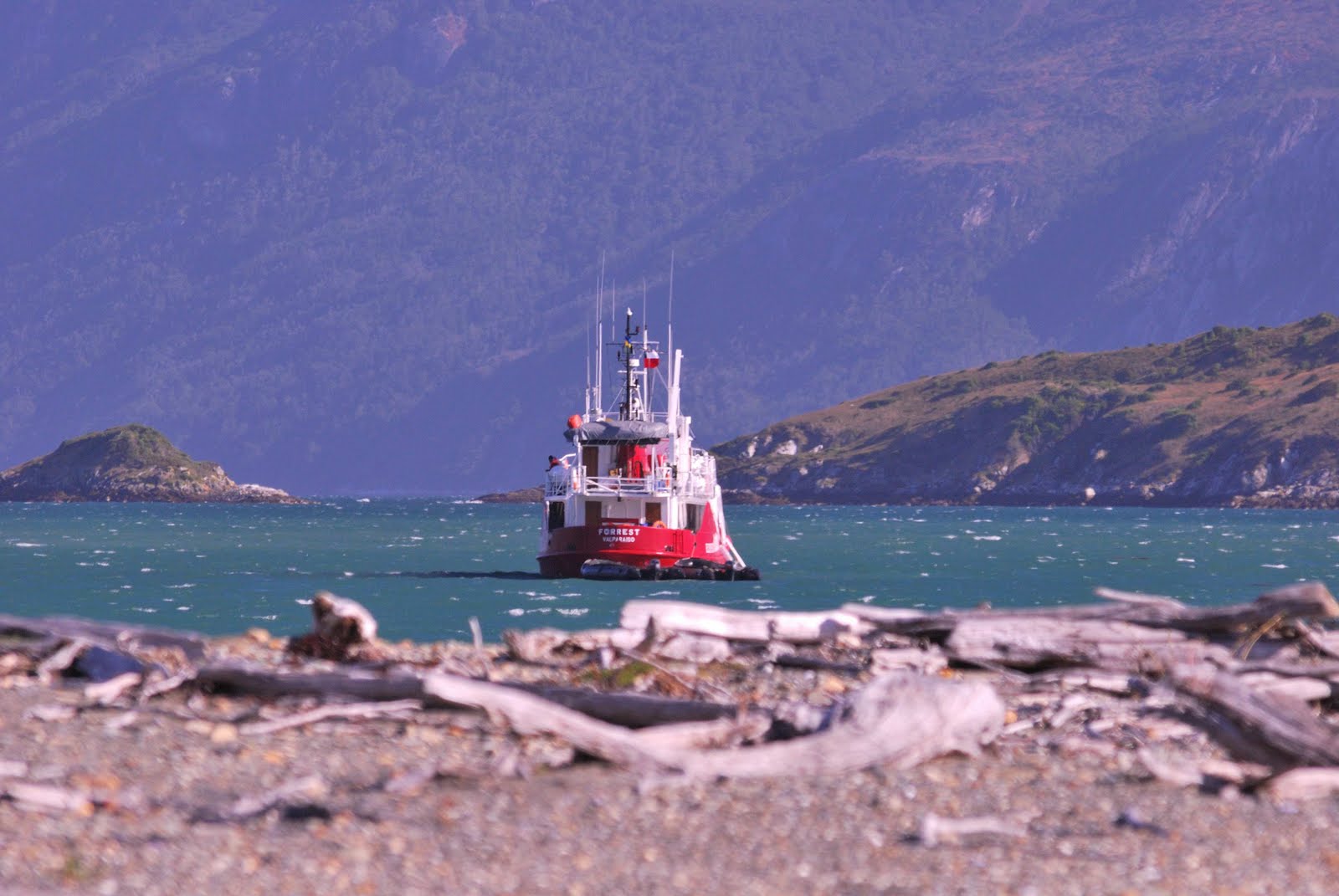 viajes y fotos: viaje por el estrecho de Magallanes