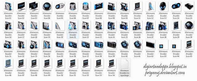 Alienware invader icon pack - ideaopl