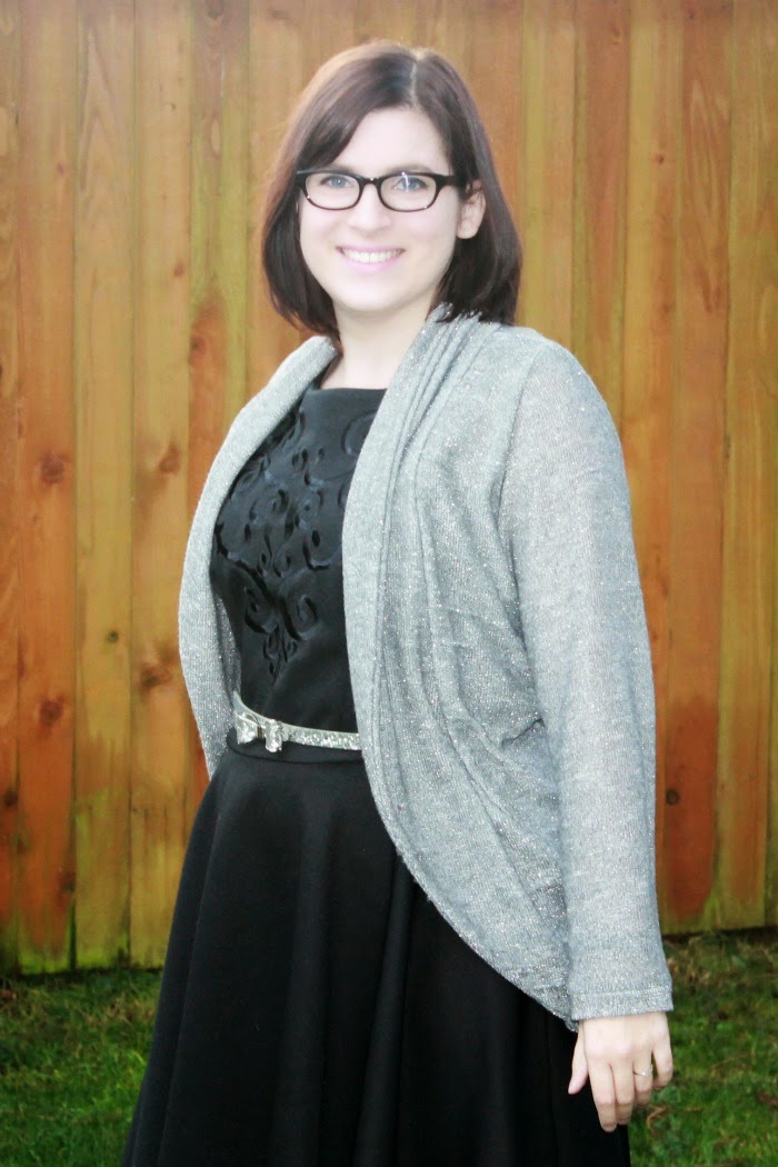 Snippets of Sweetness: Sparkle Sweater Knit Julia Cardigan