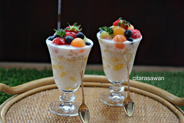 Puding Sago Fruity Tutty ~ Resepi Terbaik