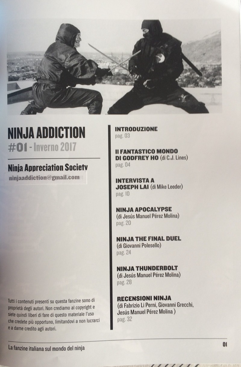 Le Fanzinophile: Ninja Addiction
