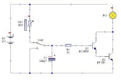 Timer with Transistor Circuit - Electronics Circuit Projects and ...
