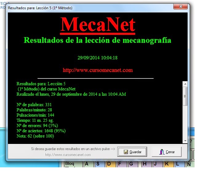 Aplicaciones ofimáticas: Mecanet leccion 5