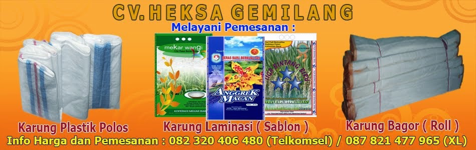 Supplier Karung, Supplier Karung Beras, Supplier Karung Plastik ...