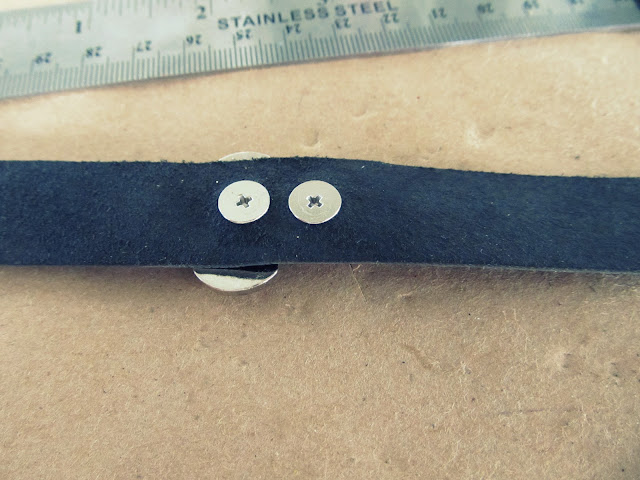 WobiSobi: Rhinestone Cross Leather Bracelet, DIY