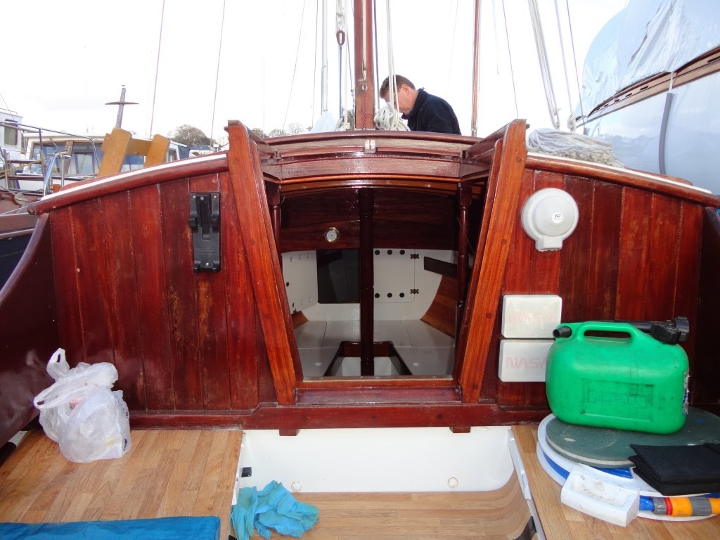 Winter Work on our 20' Heard Mevagissey Tosher: Cockpit Refurbishment