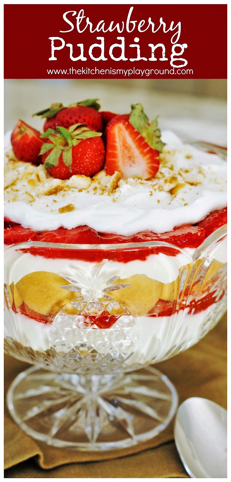 Strawberry Pudding | The Kitchen is My Playground