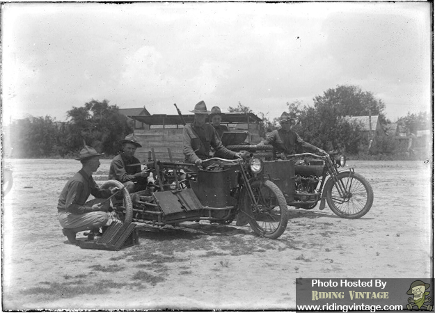 US Army's Motorcycle Corps at Fort Brown ~ Riding Vintage