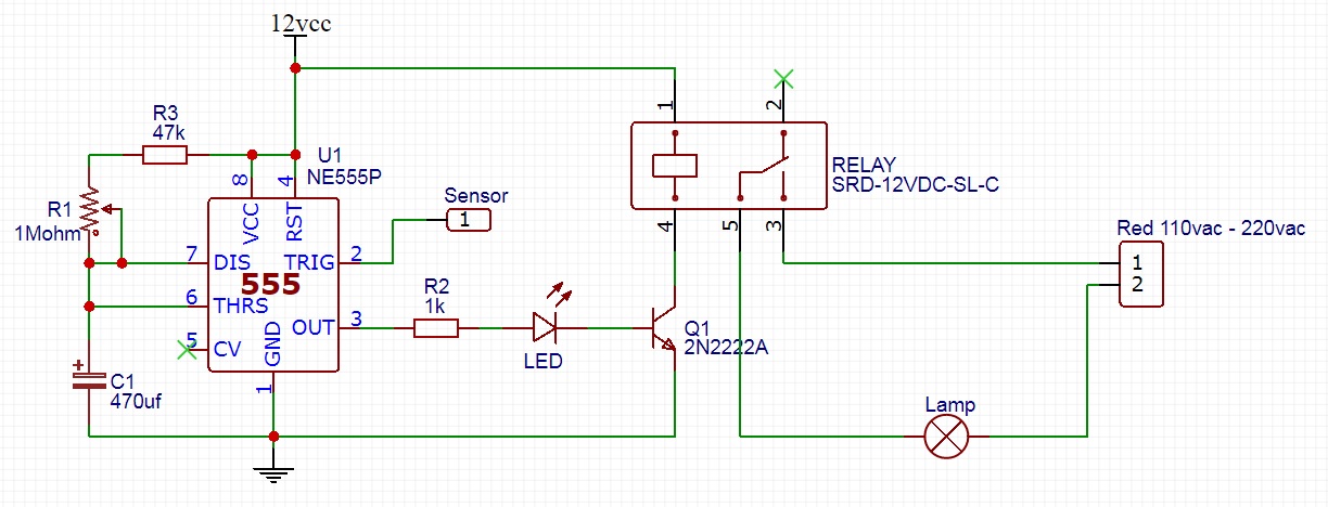 Electrónica Básica: Proyecto: Luz automática temporizada con 555