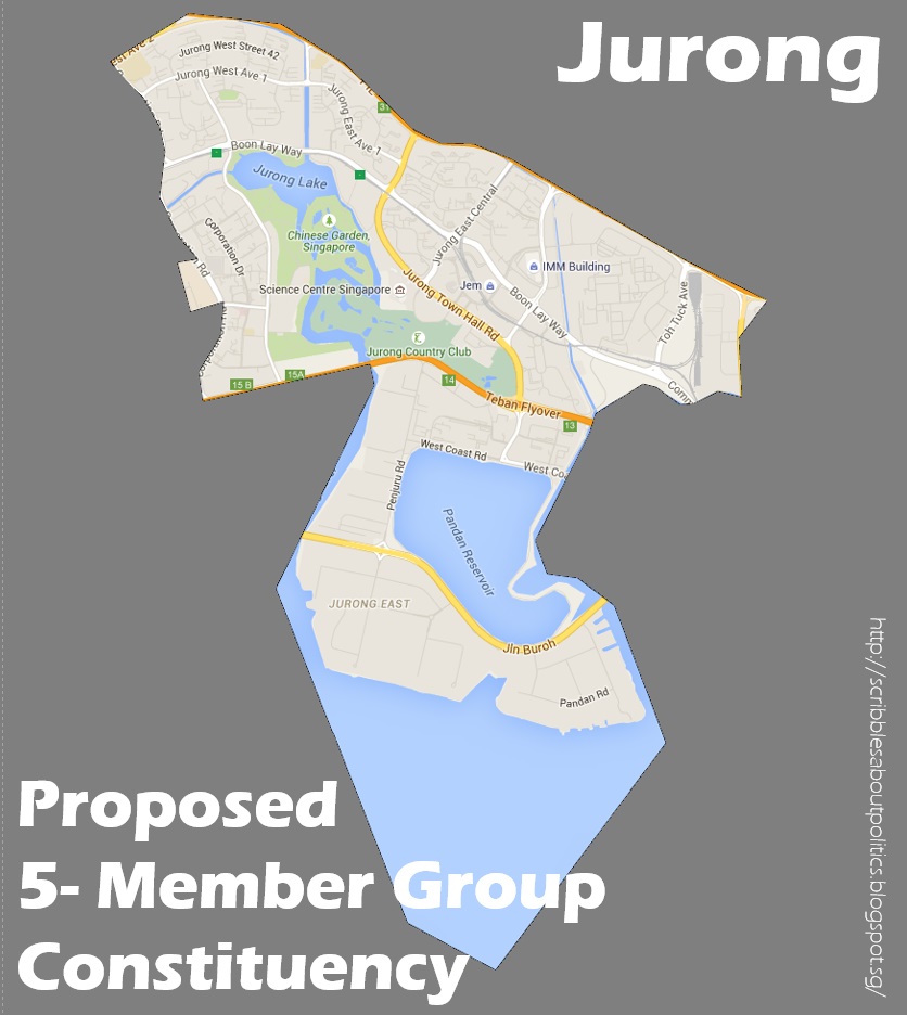 My Political Scribbles: Constituencies in Western Singapore