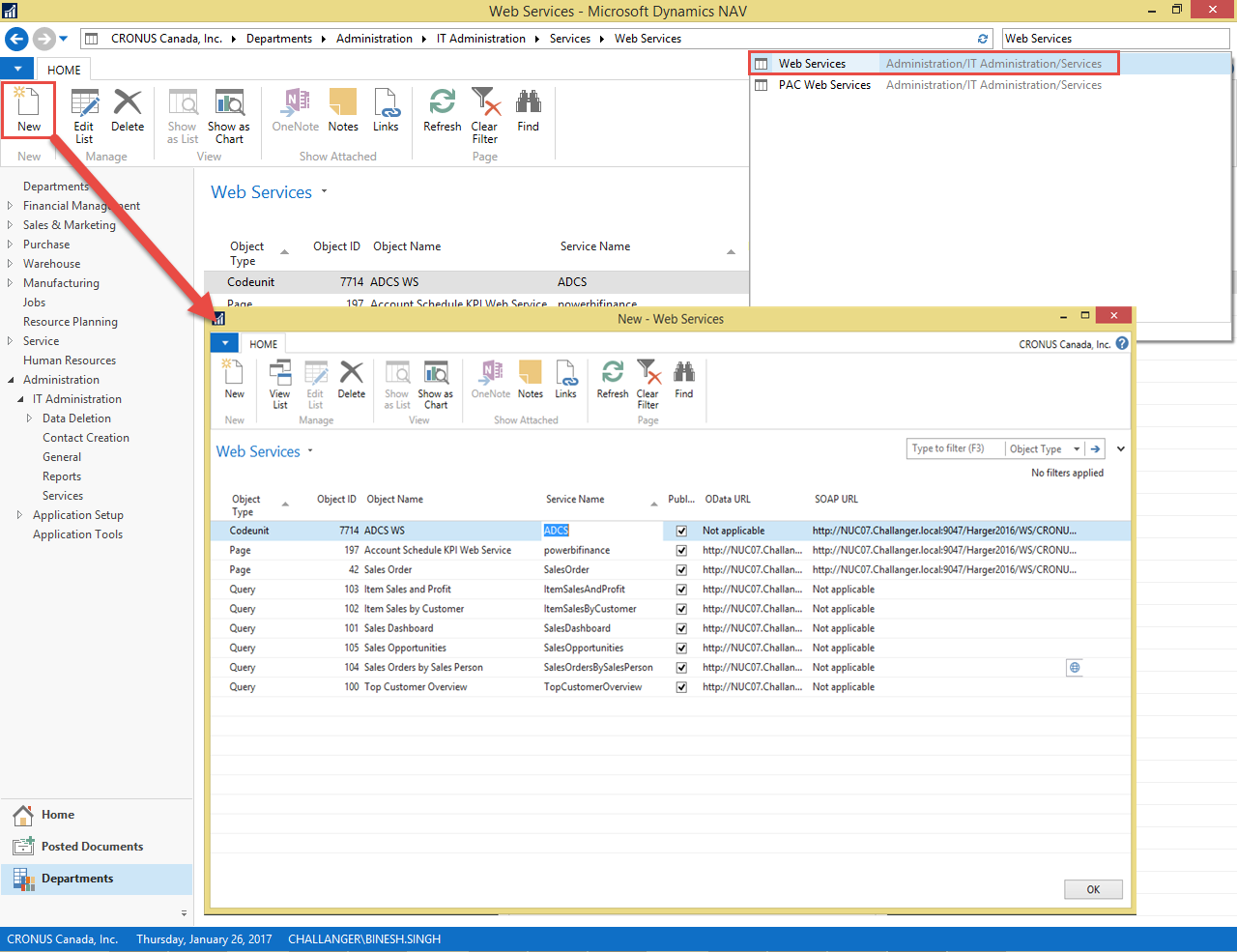Microsoft Dynamics NAV By Binesh & Shilpa: ADCS NAV