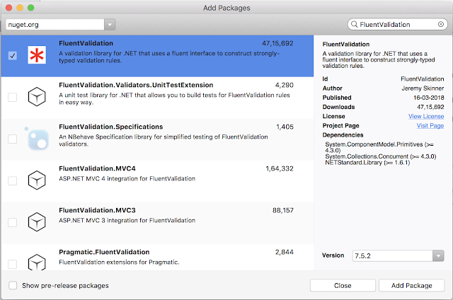 Now your PCL project should include above package like below: