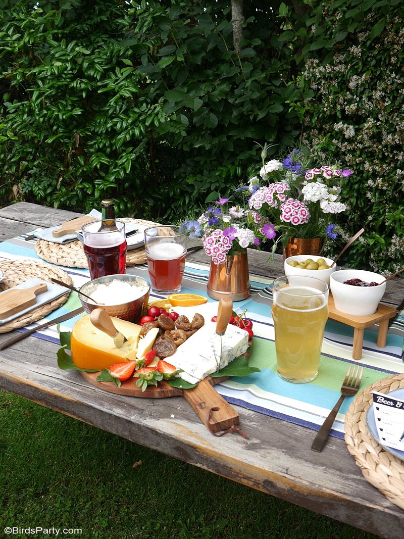 A Cheese and Beer Tasting Party - Party Ideas | Party Printables Blog