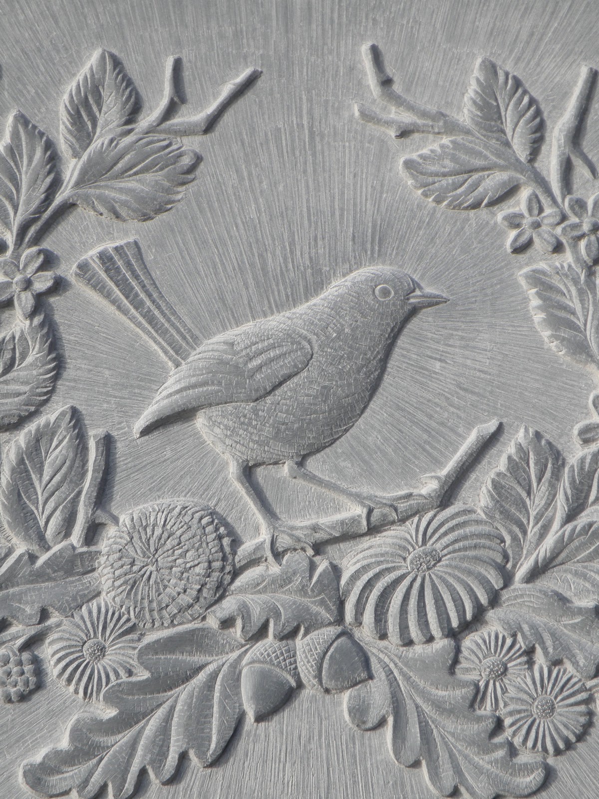 Verbum Vox: Carving a robin in slate