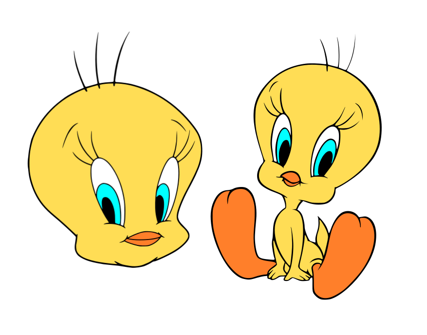 Tweety Bird Face