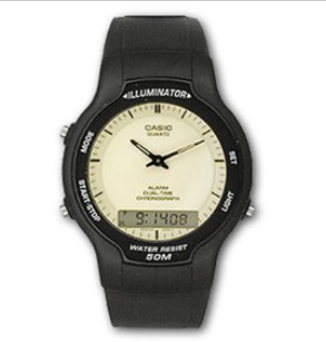 Casio aw 43 -7e1v analog/digital watch - watch for man