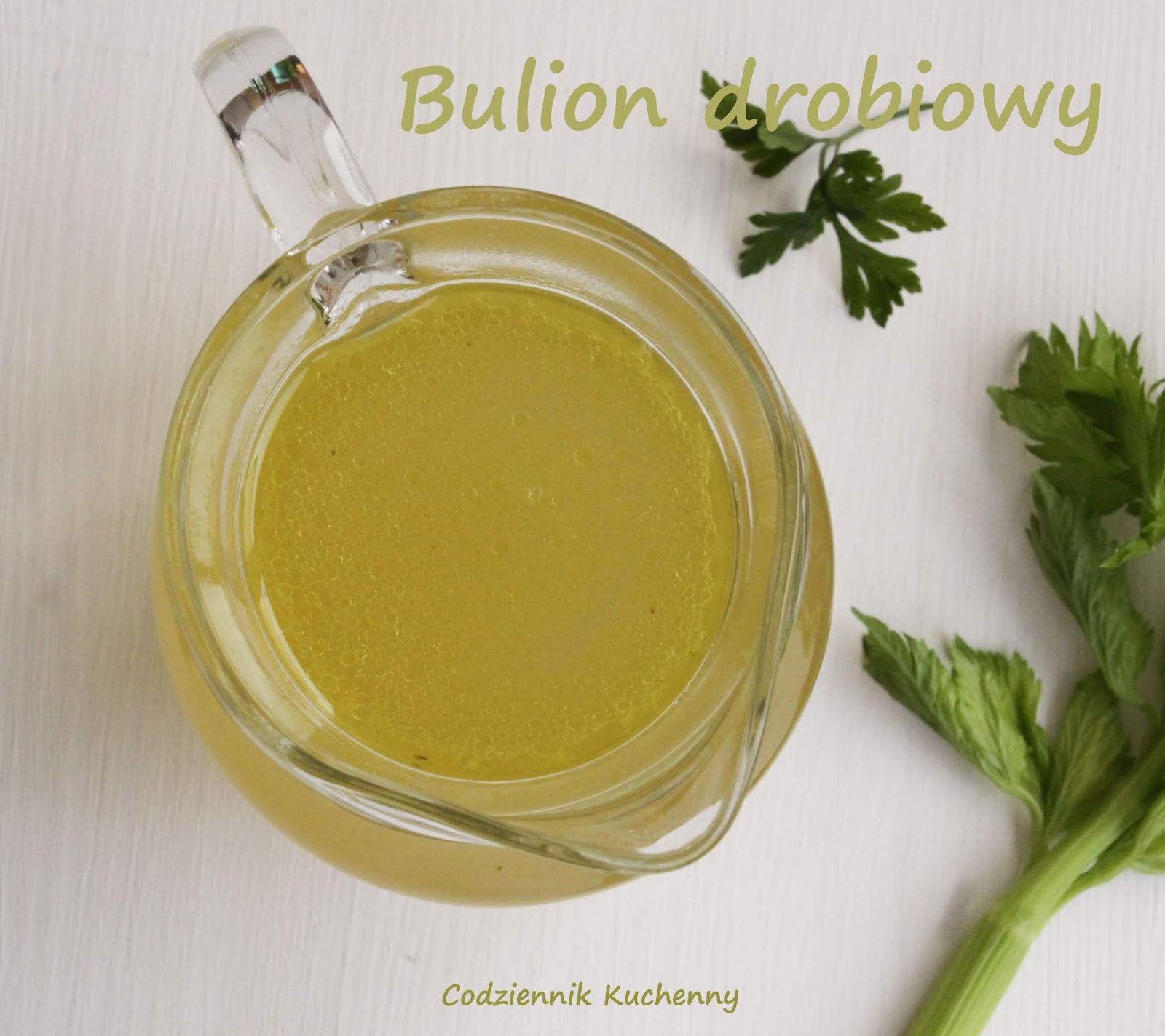 Codziennik Kuchenny - proste przepisy na niecodzienne potrawy: Bulion ...