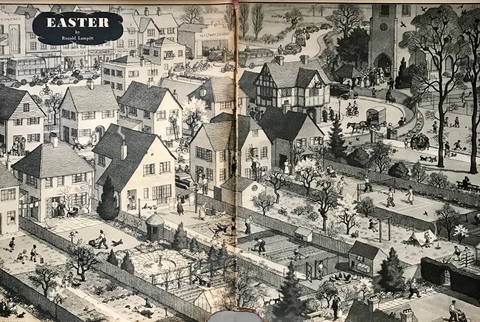 old Ladybird Books: Artist Ronald Lampitt - and why I love his work