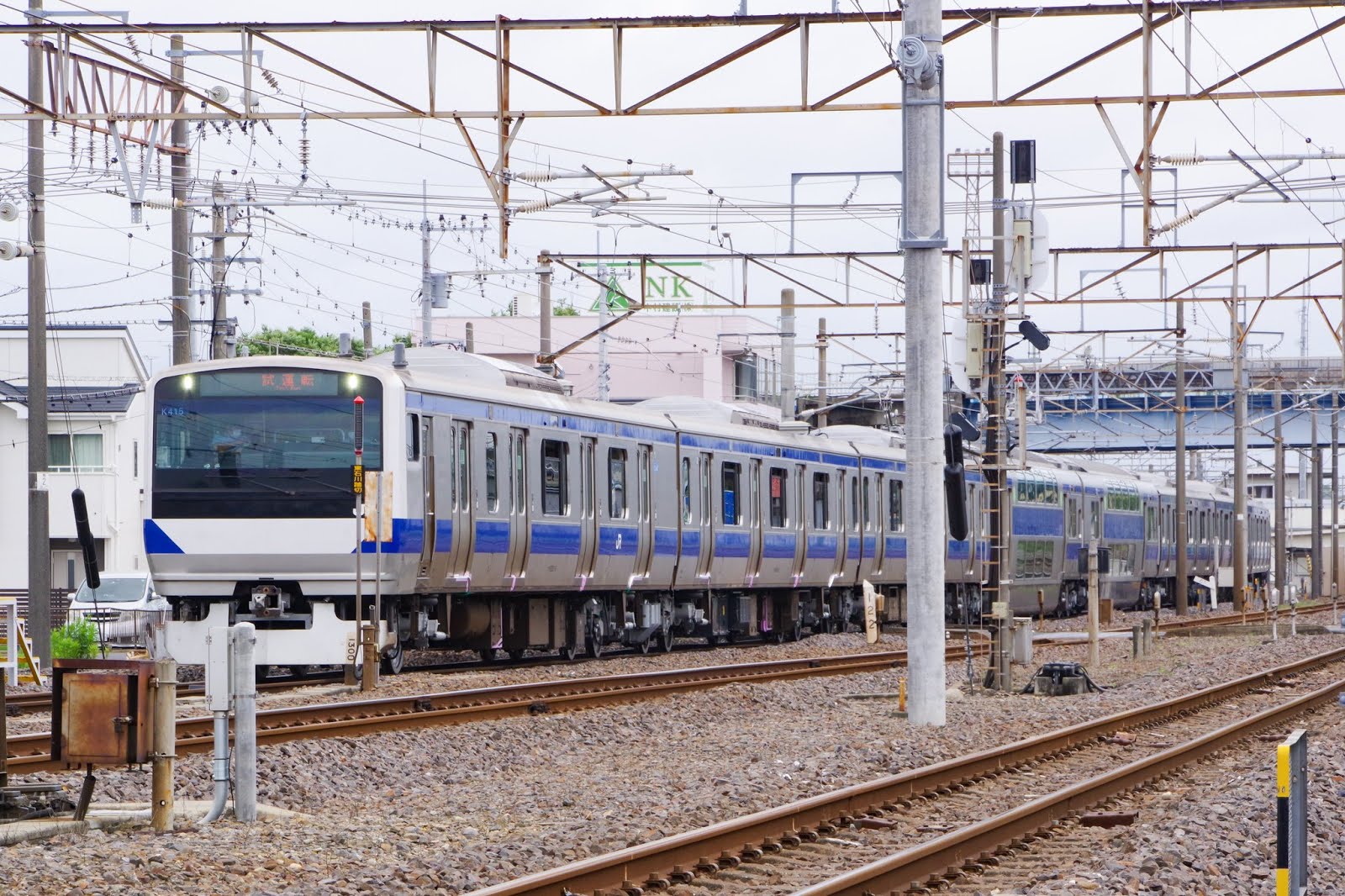 お気楽 鉄道の部屋: 7/1 E531系初の機器更新編成 K415 勝田～広野試運転