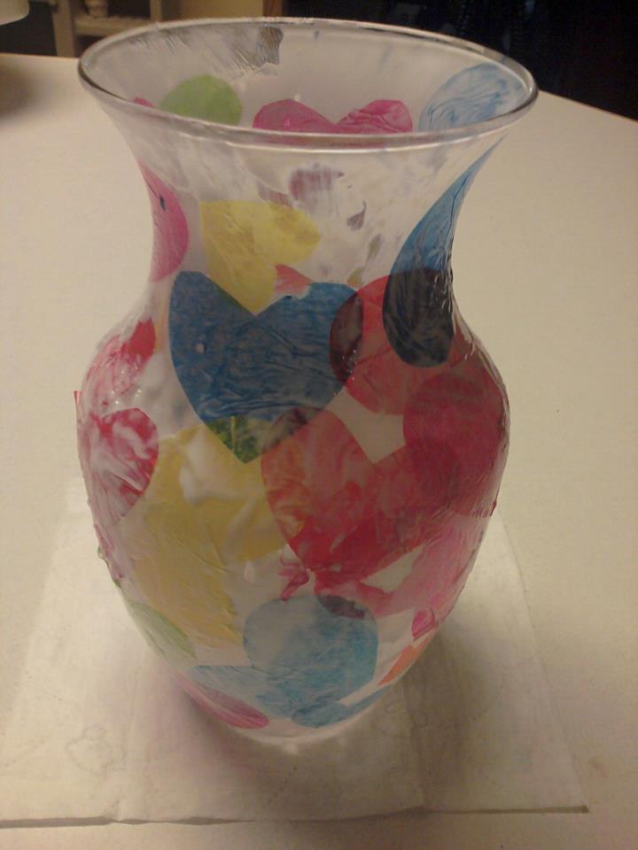 Call Me Crazy, But...: ...I let baby Mod Podge in the living room!