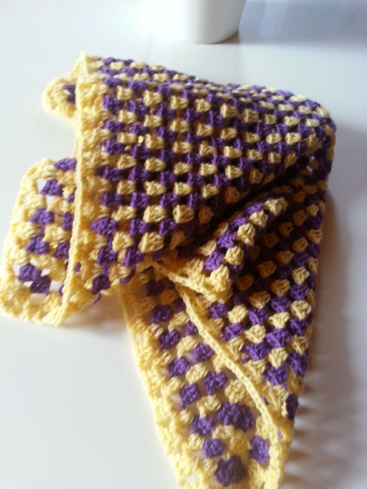 virkattu vauvan peitto