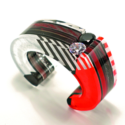 Layered Acrylic Jewelry by Jennifer Merchant / The Beading Gem