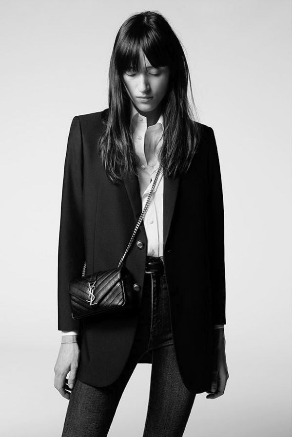 Saint Laurent Paris Pre-Fall 2015 Campaign featuring Helena Severin