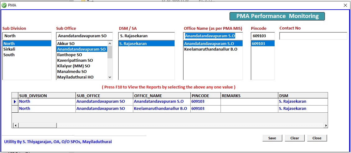 PMA Performance Monitoring Tool