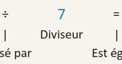cours illustratif de la Division