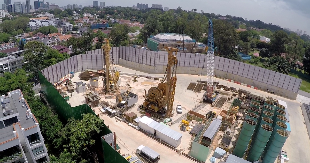 Thomson Line Construction: Stevens - Deep Cement Mixing