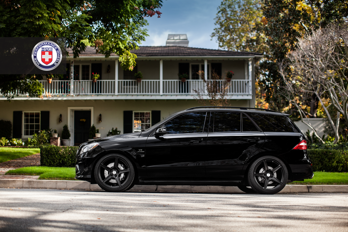 Mercedes-Benz ML63 AMG Shadowline on HRE Performance Wheels | BENZTUNING