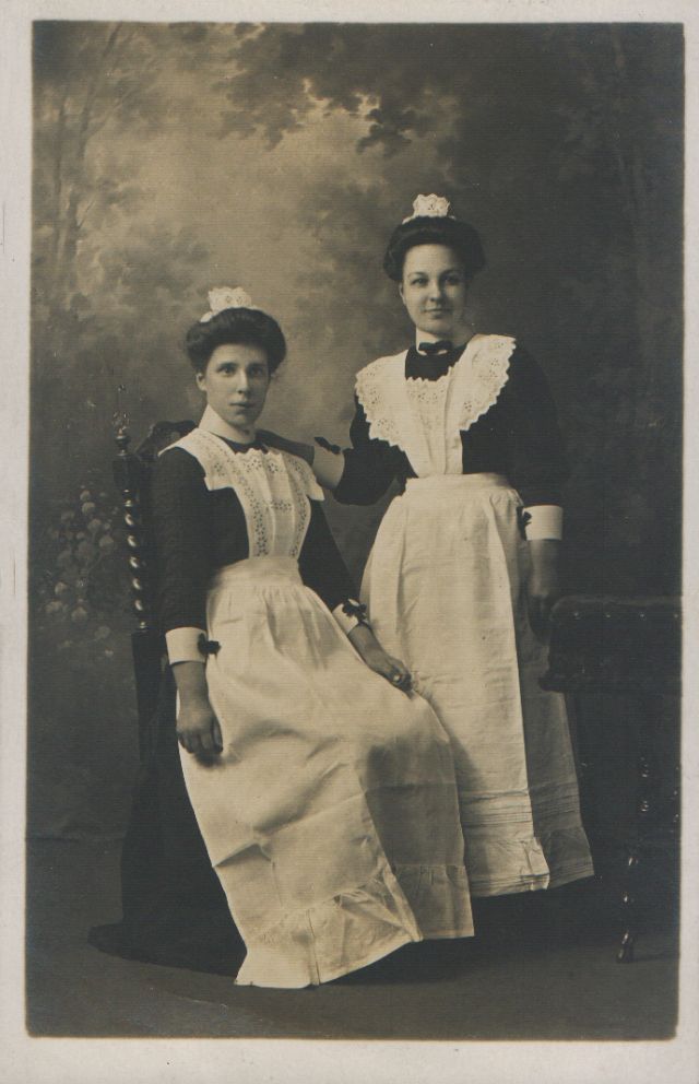 40 Vintage Portrait Pictures of House Maids in the Edwardian Era ...