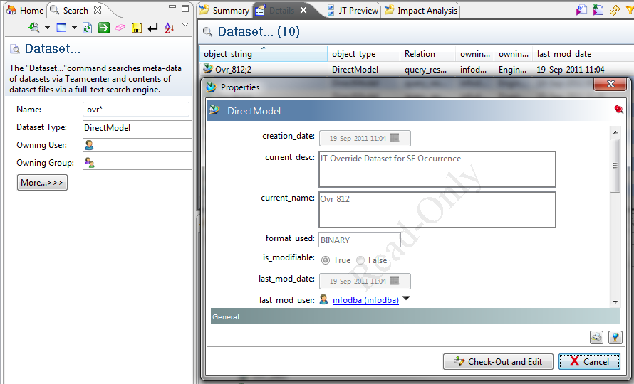 Dave's Rave: Purging Solid Edge Embedded Client Unreferenced JT Override Datasets from Teamcenter