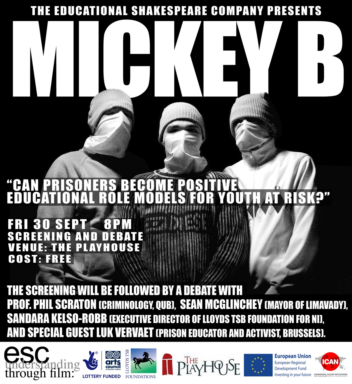 International Prisoners' Network : Derry 30 September : Mickey B : Can ...