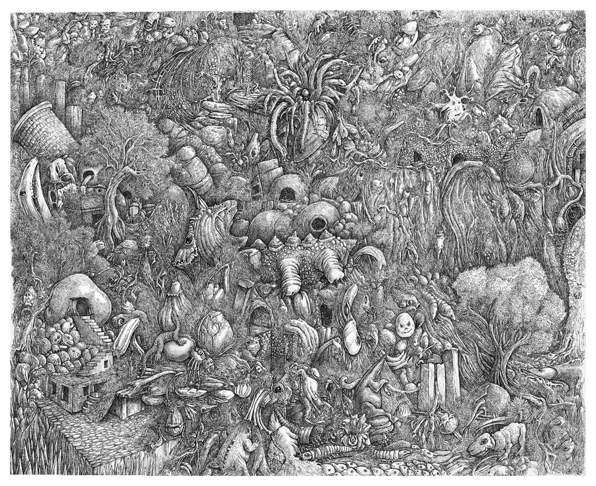 Joe MacGown's Art Blog: Surreal- Pen drawings