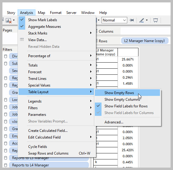 sgsqlworld: How to display empty rows and columns