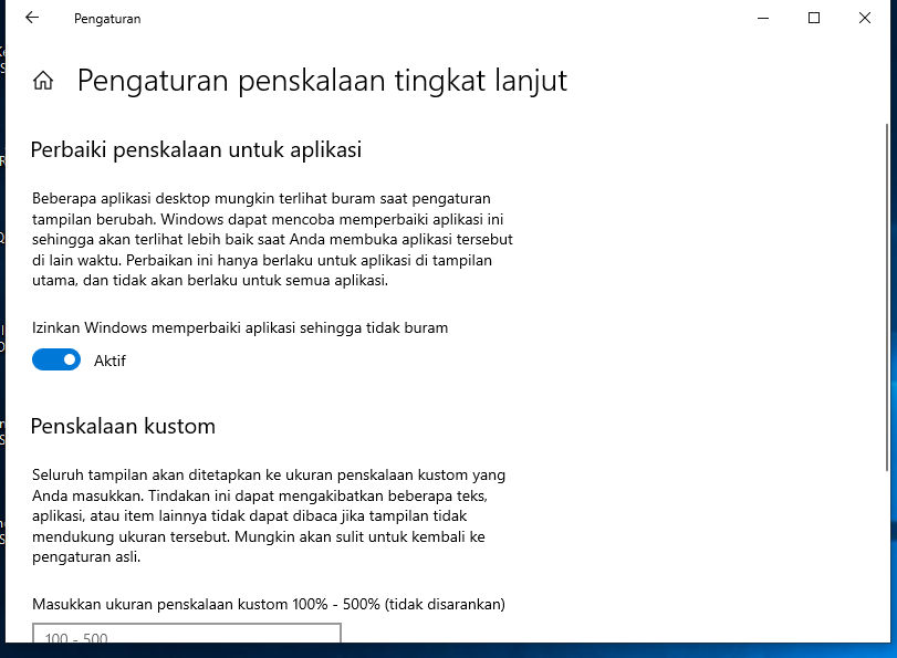 Cara mengatasi layar buram pada windows 10 di laptop lenovo T400